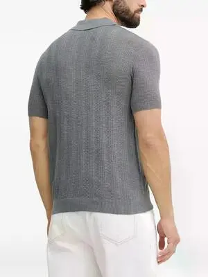 BENETTON Textured-knit Polo Shirt