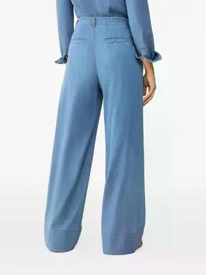 PENNYBLACK Pleated Wide-leg Jeans