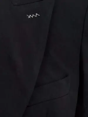 Max Mara Mosso Double-breasted Contrast-stitch Blazer