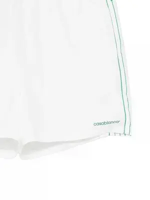 Casablanca Logo-print Swimming Shorts - White