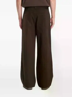 SAMSOE SAMSOE Distressed Loose-fit Trousers