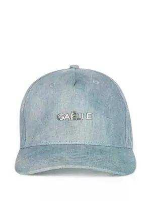GAELLE PARIS Logo-plaque Denim Hat