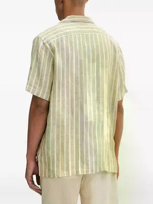 Marc O'polo Vertical-stripe Short-sleeve Shirt