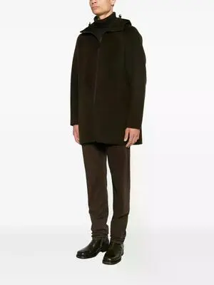 Aspesi Super Doppel Hooded Zip-up Coat