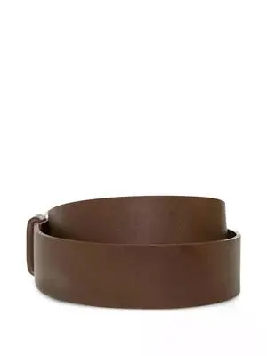 Carhartt Work In Progress Script Logo-debossed Leather Belt