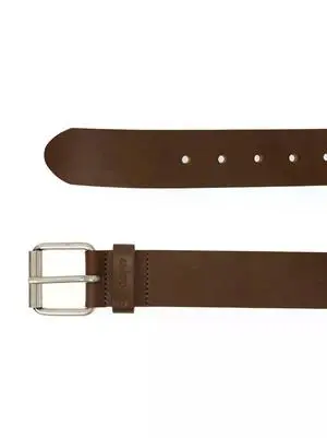 Carhartt Work In Progress Script Logo-debossed Leather Belt