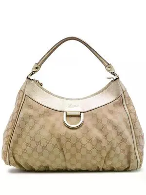 Gucci 2016-2026 Gg Canvas Abbey D Ring Shoulder Bag - Neutrals