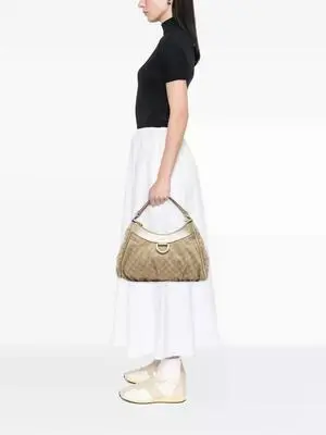 Gucci 2016-2026 Gg Canvas Abbey D Ring Shoulder Bag - Neutrals