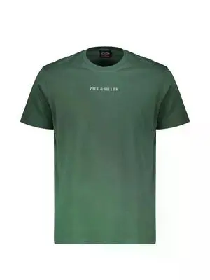 Paul & Shark Logo-print Cotton T-shirt - Green