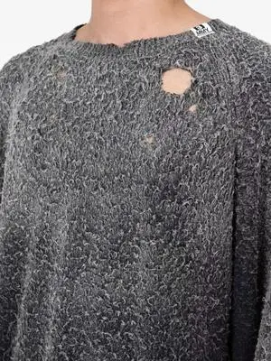 Mihara Yasuhiro Sun Faded Distressed Sweater