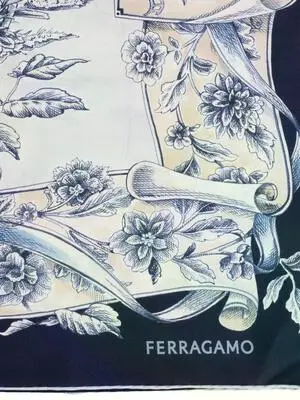 FERRAGAMO Floral-motif Scarf