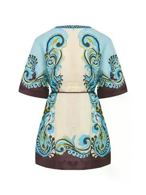 ALEMAIS Natalia Printed Mini Dress