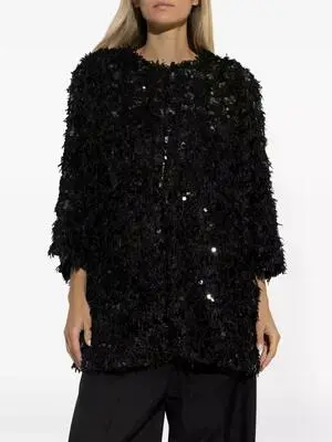 Munthe Vinc Sequin-embellished Jacket - Black