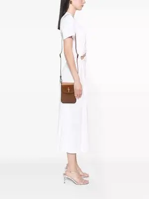 Gucci 2016-2026 Mini Calfskin Bamboo Top Handle Bag Satchel