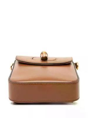 Gucci 2016-2026 Mini Calfskin Bamboo Top Handle Bag Satchel