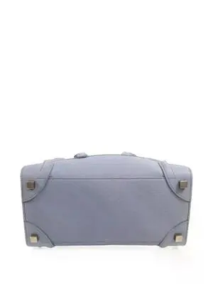 Celine Micro Luggage Leather Tote Bag