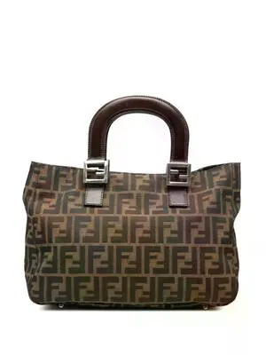 Fendi 2000-2010 Zucca Canvas Handbag
