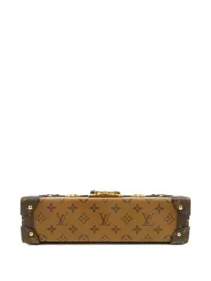 LOUIS VUITTON Petite Malle Monogram Reverse Shoulder Bag - Brown