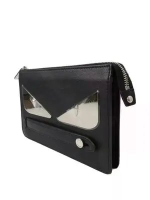 Fendi Bag Bugs Clutch Bag - Black