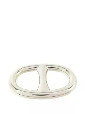 Hermès Chaine D'ancre Scarf Ring - Silver