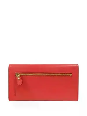 FERRAGAMO Vara Bow Leather Wallet - Red