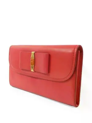 FERRAGAMO Vara Bow Leather Wallet