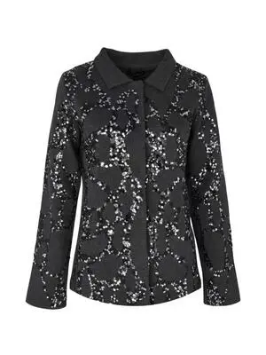 IZAAK AZANEI Sequin-embellished Shirt
