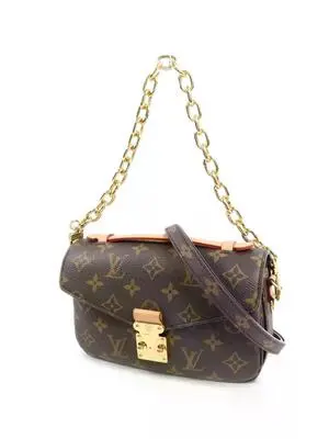 LOUIS VUITTON Pochette Metis Monogram Handbag - Brown