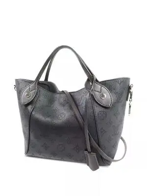 LOUIS VUITTON Pm Hina Mahina Tote Bag - Black