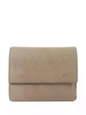 Celine Tri-fold Leather Wallet - Grey