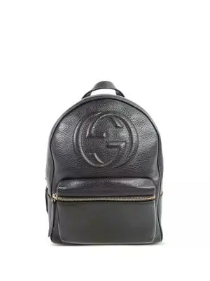 Gucci Soho Gg Backpack - Black