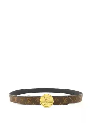 LOUIS VUITTON Monogram Reversible Belt - Brown