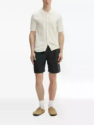 Marc O'polo Ribbed-knit Short-sleeve Shirt
