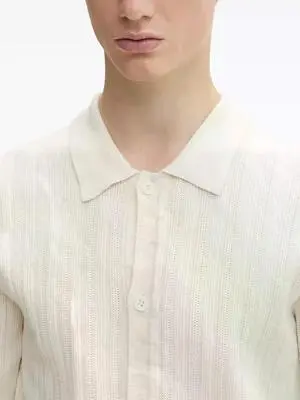 Marc O'polo Ribbed-knit Short-sleeve Shirt