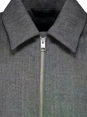 AMI Paris Wool Padded Jacket With De Coeur
