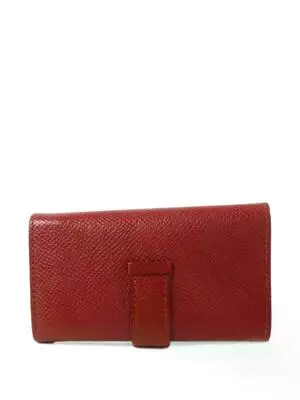 Hermès Bearn Epsom Leather Key Case - Red