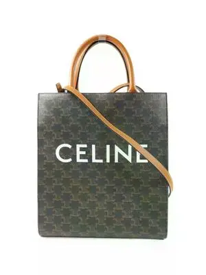 Celine Large Triomphe Cabas Tote Bag - Brown