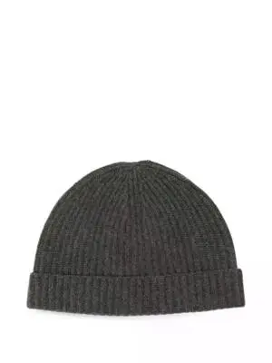 N.peal Ribbed-knit Beanie Hat