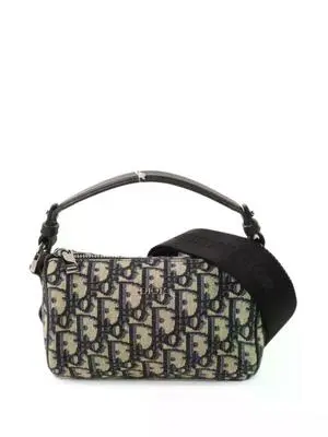 Dior Mini Oblique Roller Tote Bag - Blue