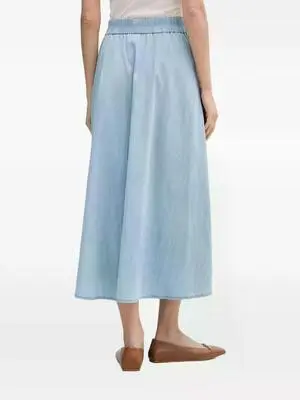MARC AUREL Elasticated-waistband Flared Midi Skirt