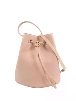 Burberry Drawstring Bucket Bag - Pink