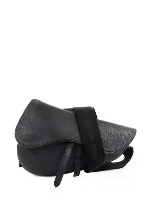 Dior Saddle Leather Shoulder Bag - Black