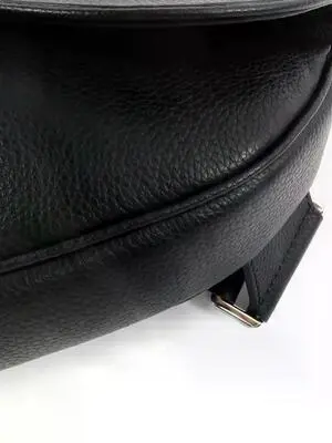 Dior Saddle Leather Shoulder Bag - Black