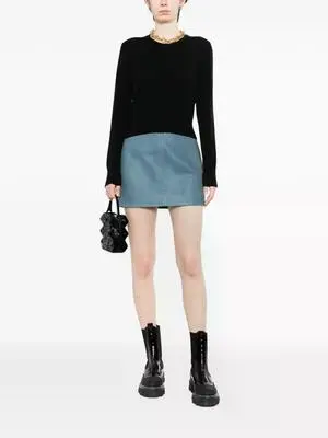 N.peal Covered Button Cashmere Cardigan