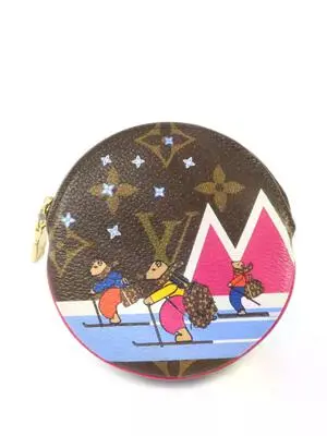 LOUIS VUITTON Port Monnaie Round Monogram Coin Purse
