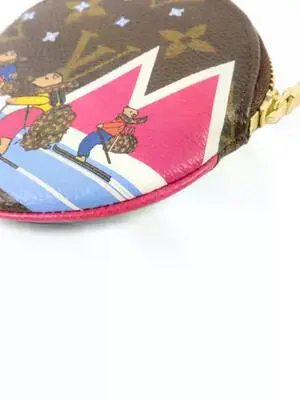 LOUIS VUITTON Port Monnaie Round Monogram Coin Purse