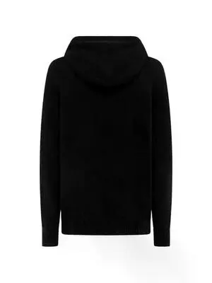 LANEUS Knitted Drawstring Hoodie