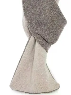 N.peal Two-tone Cashmere Scarf
