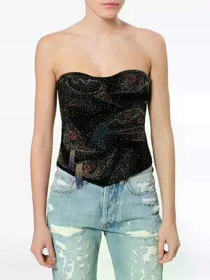 Isabel Marant Étoile Jiska Bead-embellished Corset Top
