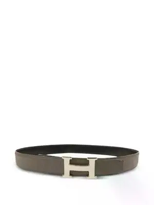Hermès H Buckle Reversible Belt - Brown